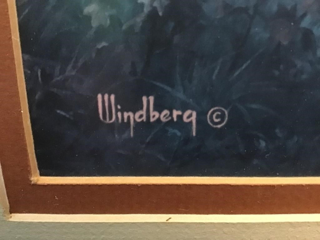 LARGE RARE DALHART WINDBERG "THE FLOURISH OF NATURE'S HUES" 31.5" X 26 ...