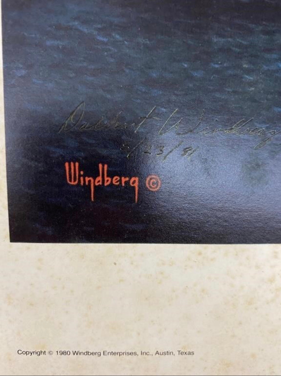 Dalhart Windberg Embraced By Moonlight Lithograph Print (Signed) – The ...