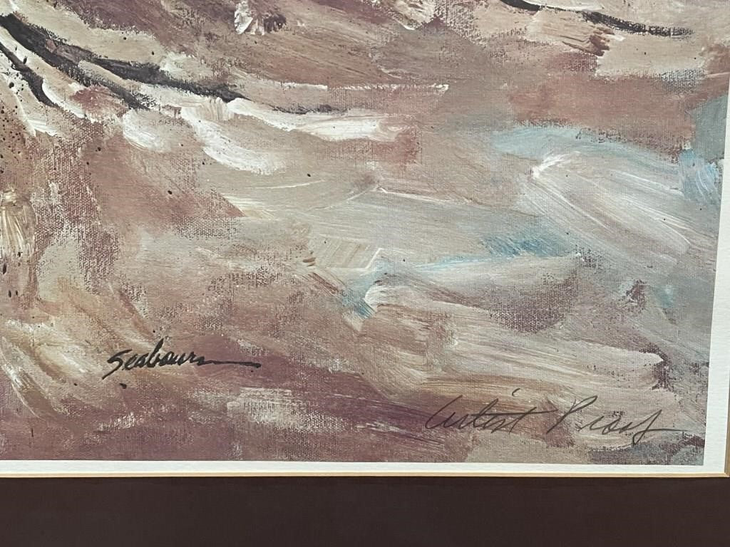 EAGLE MYSTIC ARTIST PROOF BY BERT SEABOURN (MATTED AND FRAMED) – The ...